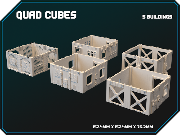 Magna Fortuna - Quad Cubes – HASRDesigns