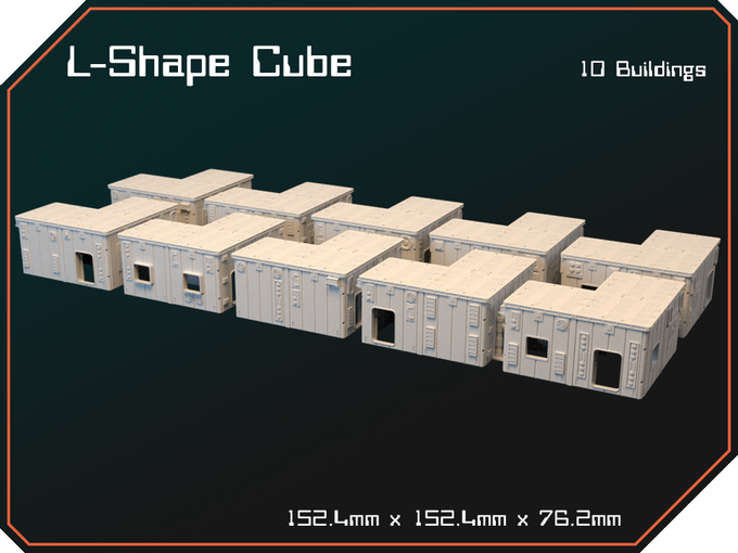 Tycho Starport Core Set - L-Shaped Cube – HASRDesigns